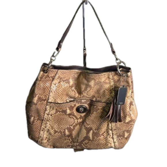 Coach | Bags | Coach Park Embossed Python Large Hobo Bag F24383 | Poshmark